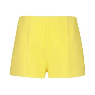 Prada Gelbe Baumwoll-Sportshorts - - Shorts - Damen - Gelb - M