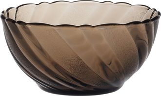 Duralex 2001CF06C1111 Beau Rivage Dessertschale, 12cm, 370ml, Glas, braun, 1 Stück