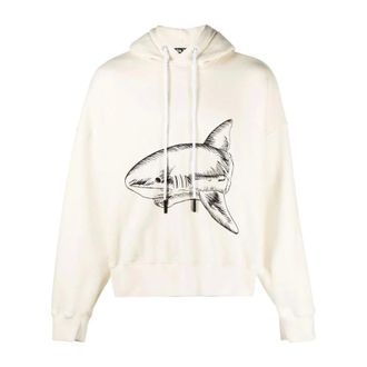 Palm Angels Herren, Sweatshirts & Hoodies, Wei&szlig;, XLGr&ouml;&szlig;e