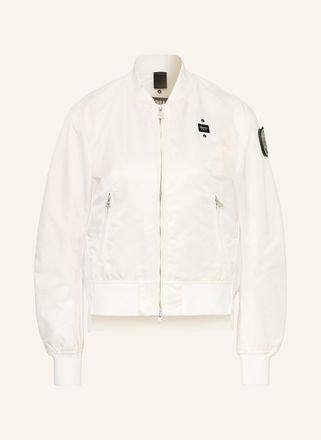 Blauer Blouson Laurie weiss