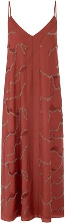 Marc Cain Femme, Robes, Rouge, Taille: 46 FR AC 21.50 W54 Midi Dress