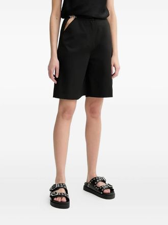 Heliot Emil short à découpes - Noir