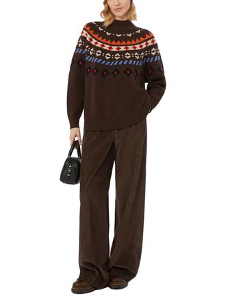 Weekend by Max Mara Fair Isle Wool Sweater