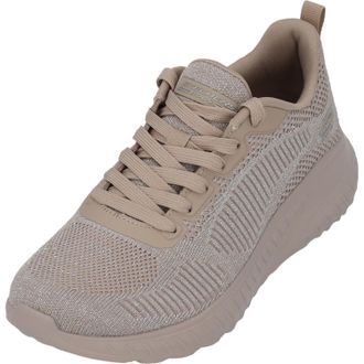 Skechers Sport BOBS Squad Chaos Sparkle Divine Sneakers Damen Taupe 117219, Schuhgröße:41 EU