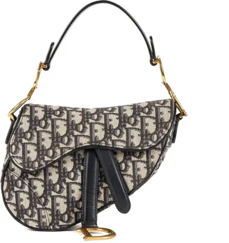 Dior Crossbody Bags - Oblique Saddle Mini - Gr. unisize - in Blau - f&uuml;r Damen