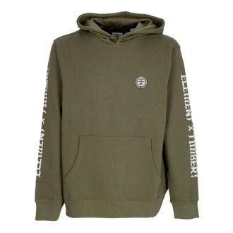 Element Leichter Tracksuit Sweatshirt mit Kapuze - - Sweatshirts & Hoodies - Herren - Gr&uuml;n - S