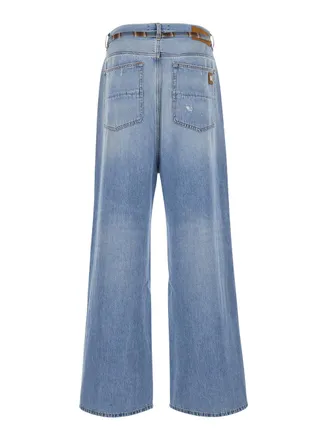 Amiri Ripped Denim Jeans - Blue