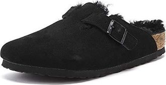 Birkenstock Sabots Bosten pour Femme, Noir, 37 EU