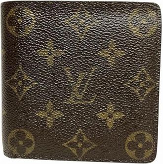 Louis Vuitton unisex, Pre-owned, Brun, Taille: ONE Size Portefeuille en tissu Pre-owned