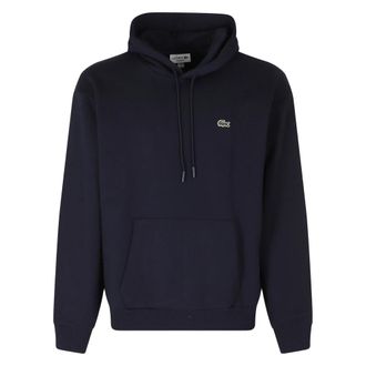 Lacoste Fleece Hoodie - - Sweatshirts & Hoodies - Herren - Blau - M