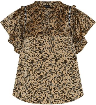 Bruuns Bazaar Femme, Blouses et Chemises, Multicolore, Taille: 40 FR Sabrine blouse