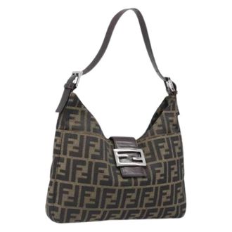 Fendi Pre-owned Zucca Canvas Schultertasche - - Pre-owned - Damen - Braun - ONE SIZE