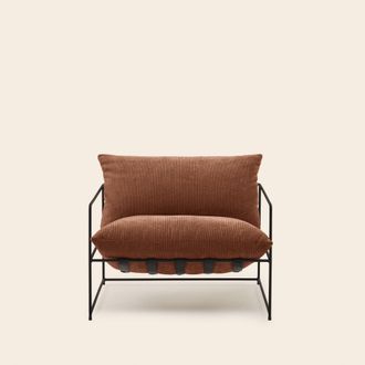 Madura Fauteuil Alceno Racer sienne fonc&eacute; - ORANGE