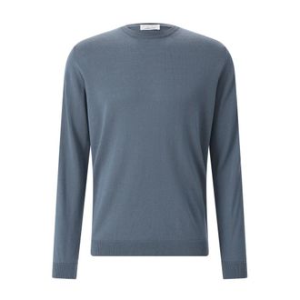 Roberto Collina Rundhals-Strickware - - Knitwear - Herren - Blau - 2XL