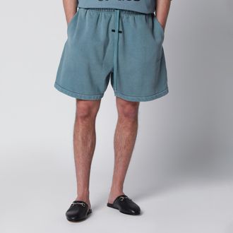 Fear of God Shorts mit Kordelzug aus Baumwolle in Hellblau