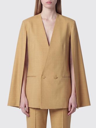 Alberta Ferretti Kurzer zweireihiger Blazer aus Viskosemischung von