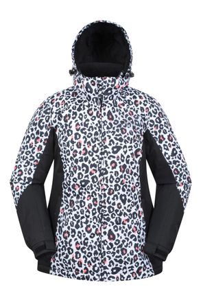 Mountain Warehouse Dawn Skijacke f&uuml;r Damen - Schneedicht, warme Snowboardjacke, Fleecefutter, B&uuml;ndchen, Saum und Kapuze zum Verstellen - Ideale Winterjacke Mix Damengr&ouml;&szlig;