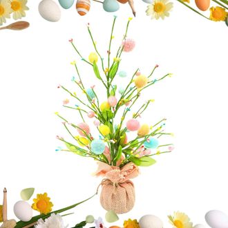 Generico K&uuml;nstliche Osterblumen, 45 cm, Fr&uuml;hlingsblumen, Blumenstieldekoration, f&uuml;r Vase, Blumenstrau&szlig;, Haus, Wohnzimmer, Schlafzimmer, Bastelarbeiten, Party, 