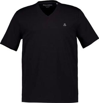 Marc O'Polo Herren T-Shirt schwarz Baumwolle