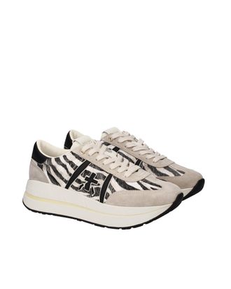 Premiata Womens Sneakers Bethcoin Zebra Print Multicolour Sole: Eva Trainers