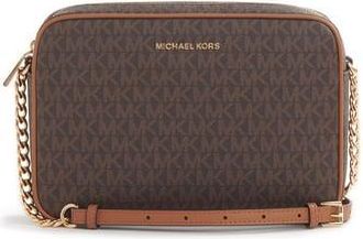 Michael Kors Grand sac &agrave; bandouli&egrave;re Jet Set &agrave; logo