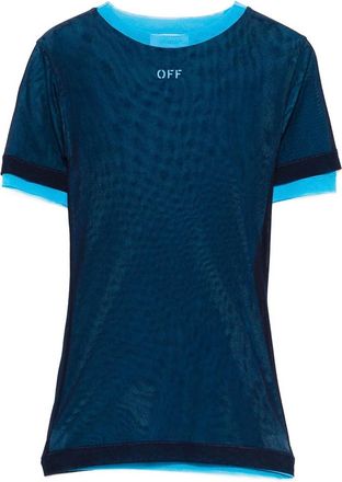 Off-white Top - Blau