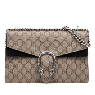 Gucci Sac bandouli&egrave;re Dionysus Pre-owned - Femme - Pre-owned - Beige - Taille: ONE Size