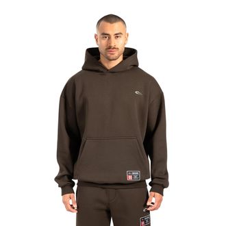 Smilodox Hoodie Herren Rayk, Kapuzenpullover mit Logo auf Brust und gro&szlig;em R&uuml;ckenprint, Pulli K&auml;ngurutasche, B&uuml;ndchen weicher Stoff, sportlicher Sweater f&uuml;r Al