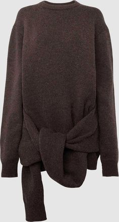 J.W.Anderson Pull Draped Tie Front Smoke