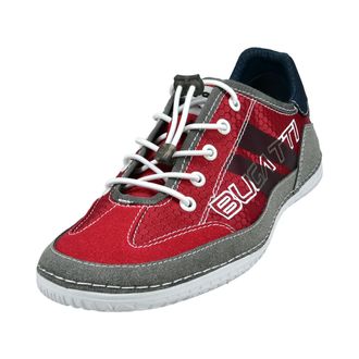 Bugatti man Herren Low-Top Sneaker, Männer Slipper, Wechselfußbett,Sportschuhe,Freizeitschuhe,Turnschuhe,Laufschuhe,Freizeit,red (3000),45 EU/EU UK