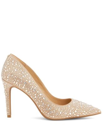 Michael Michael Kors escarpins Alina Flex 95 mm &agrave; strass - Tons neutres