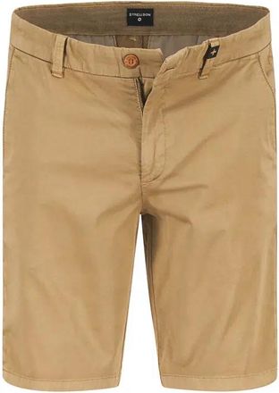 Strellson Herren Shorts braun Baumwoll-Stretch