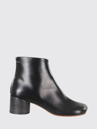 Maison Margiela Bottines Anatomic Tabi en cuir lisse avec talon cylindrique