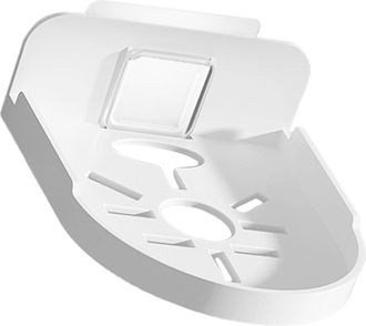 Lurrose Wandregal Transparent ohne Bohren Selbstklebend Vielseitiger Halter für Überwachungskamera und Babyphone Bruchfest Geeignet für Bad Küche Schlafzimmer