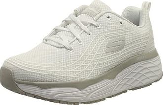 Skechers Baskets Max Cushioning Elite SR pour Femme, Textile Blanc, 39.5 EU