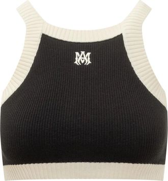 Amiri Femme, Tops, Noir, Taille: 42 FR Ma Cropped Tank