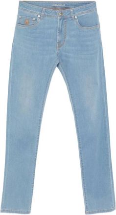 Corneliani Homme, Jeans, Bleu, Taille: W37 Denim L&eacute;ger Cinq Poches