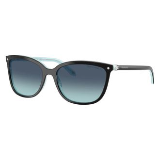 Tiffany & Co. unisex, Accessoires, Noir, Taille: 55 MM Tf4105 Square Lunettes de soleil