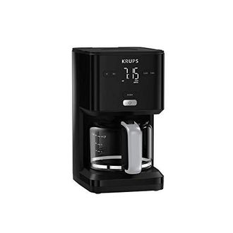 Krups Krups Smartn Light Kaffeemaschine mit Timer, F&uuml;r 1,25 Liter Filterkaffee, Warmhaltefunktion, Automatische Abschaltung, Schwarz, KM600810