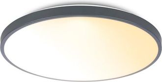 Briloner LED Deckenlampe mit Fernbedienung, dimmbar, Dekorblende, warmweiß bis neutralweiß, LED Lampe, Deckenleuchte, Wohnzimmerlampe, Küchenlampe, Deckenbeleu