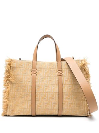 Fendi sac cabas City - Tons neutres
