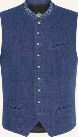 Hammerschmid Hammerschmid Trachtenweste Franz Slim Fit blau