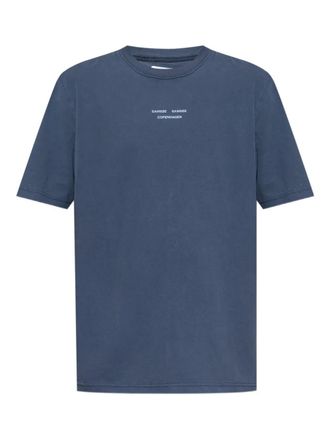 Samsøe & Samsøe t-shirt à logo imprimé - Bleu
