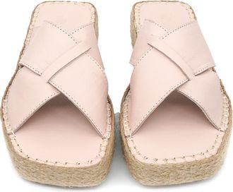 Bonateks Damen DERBTRLK100125 Wedge Sandal, Beige, 40 EU