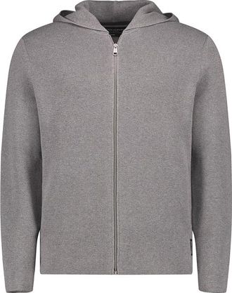 Marc O'Polo Herren Pullover grau Baumwolle unifarben