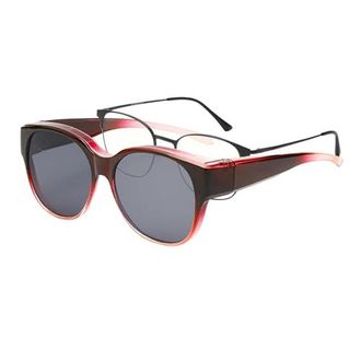 Generico Lunettes de soleil Polaris&eacute;es Hommes,Monture Carr&eacute; Superposable Pour Conduite | Confortable &Agrave; La Mode Pour Femmes Automobilistes Cyclistes Activit&eacute;s E