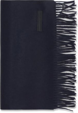 Ermenegildo Zegna Oasi Kaschmir Schal mit Fransen - - Accessories - unisex - Blau - ONE SIZE