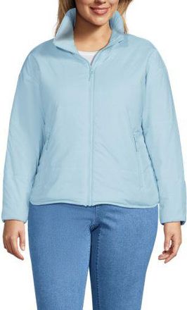 Lands End Leichte verstaubare Steppjacke, Damen, Größe:48-50 plus, Blau, Nylon-Mischung, by Lands End