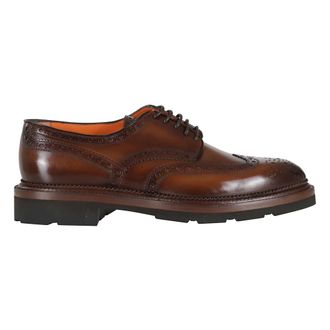 Santoni Herren, Schuhe, Braun, 42 1/2 EUGr&ouml;&szlig;e