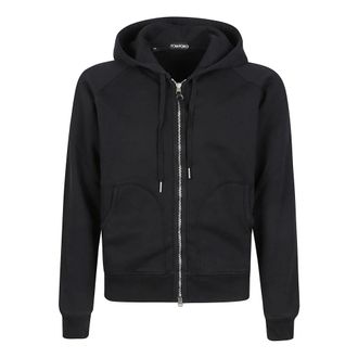 Tom Ford Durchgehender Rei&szlig;verschluss Sweatshirt - - Sweatshirts & Hoodies - Herren - Schwarzk - 2XL